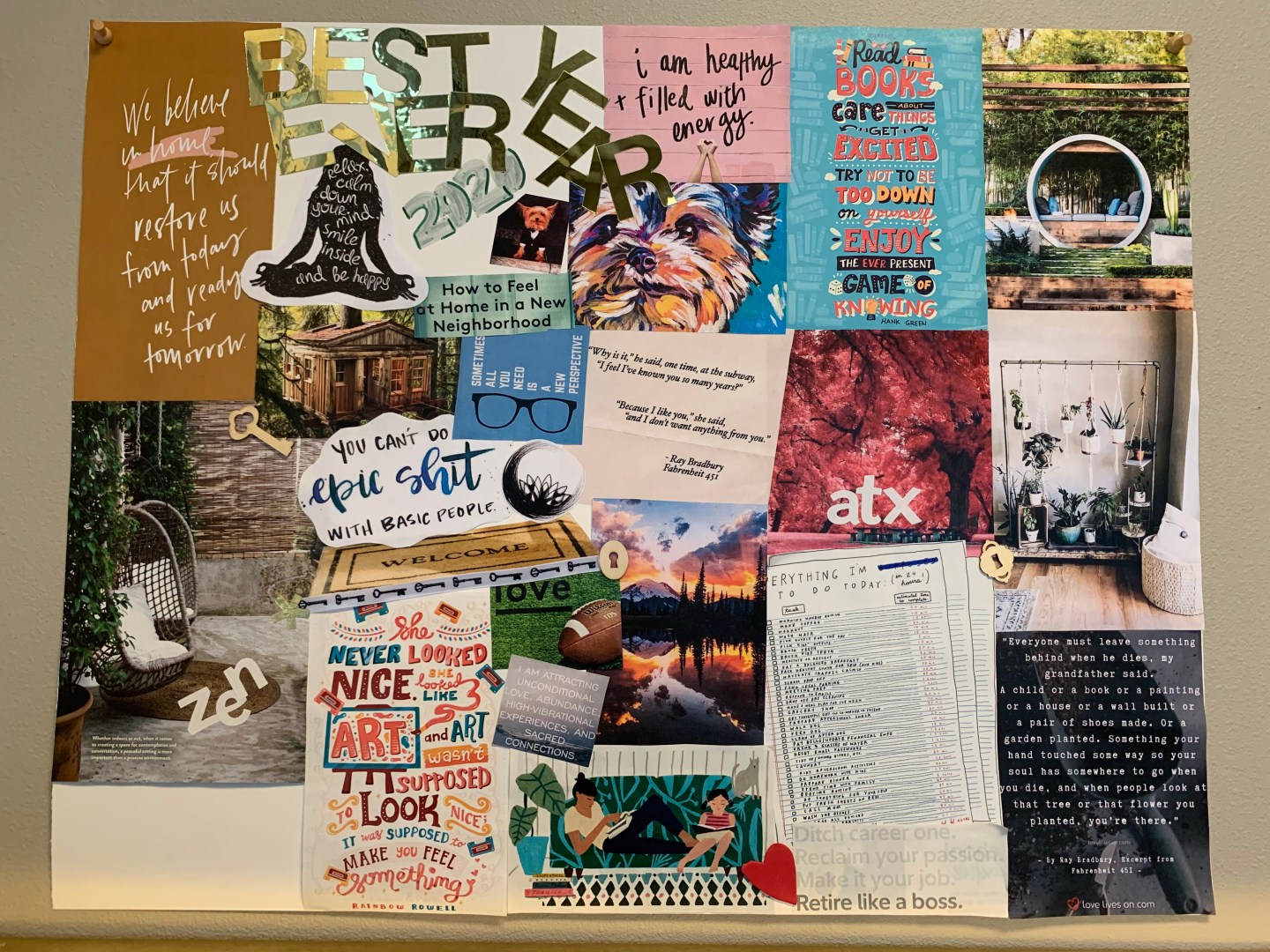 A Thought on Vision Boards… – The A La Carte